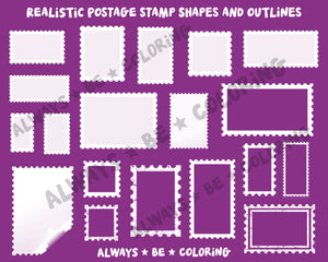 Procreate Postage Stamp Set