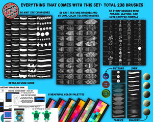 Procreate Knitting Toolkit
